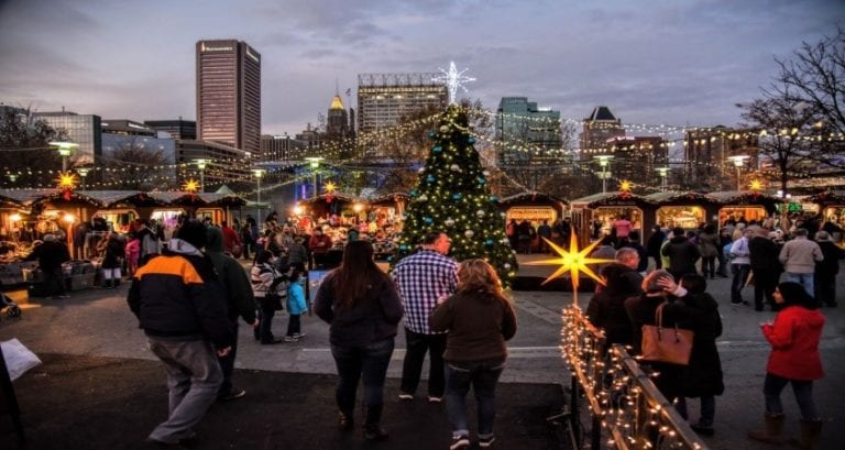 Christmas Village in Baltimore - German USA